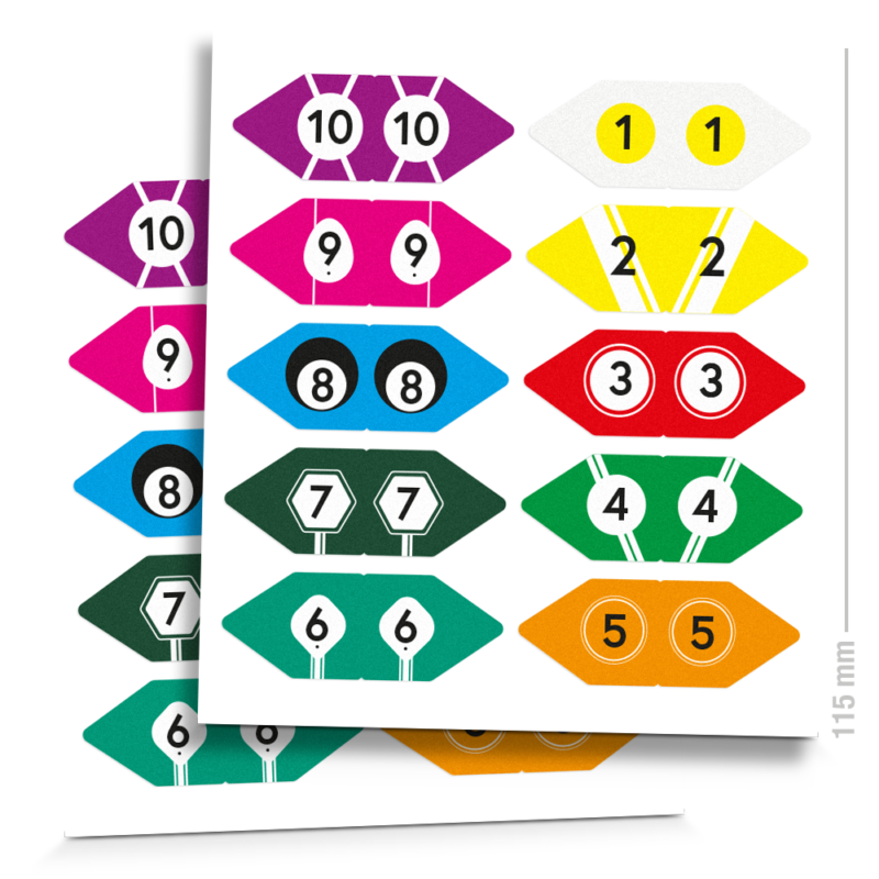 Reflective spoke flags – Kiddex