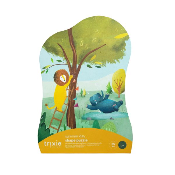 Trixie Shape puzzle 35 pcs – Summer day – Kiddex